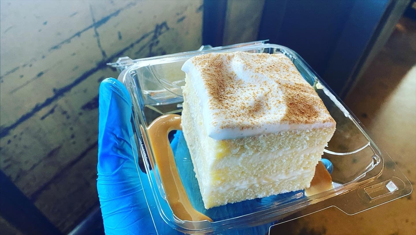 Horchata Cake Slice | Chacónne Patisserie